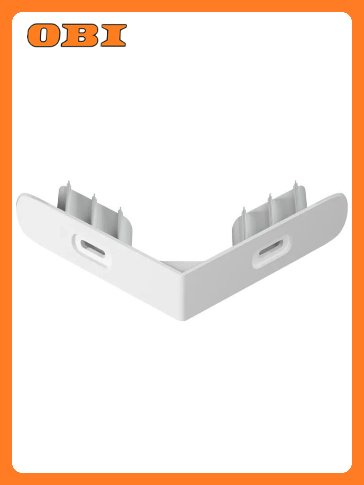 Стартовый угол Docke, для фасадных панелей сланец и алтай, белый, 100 см, 50 шт