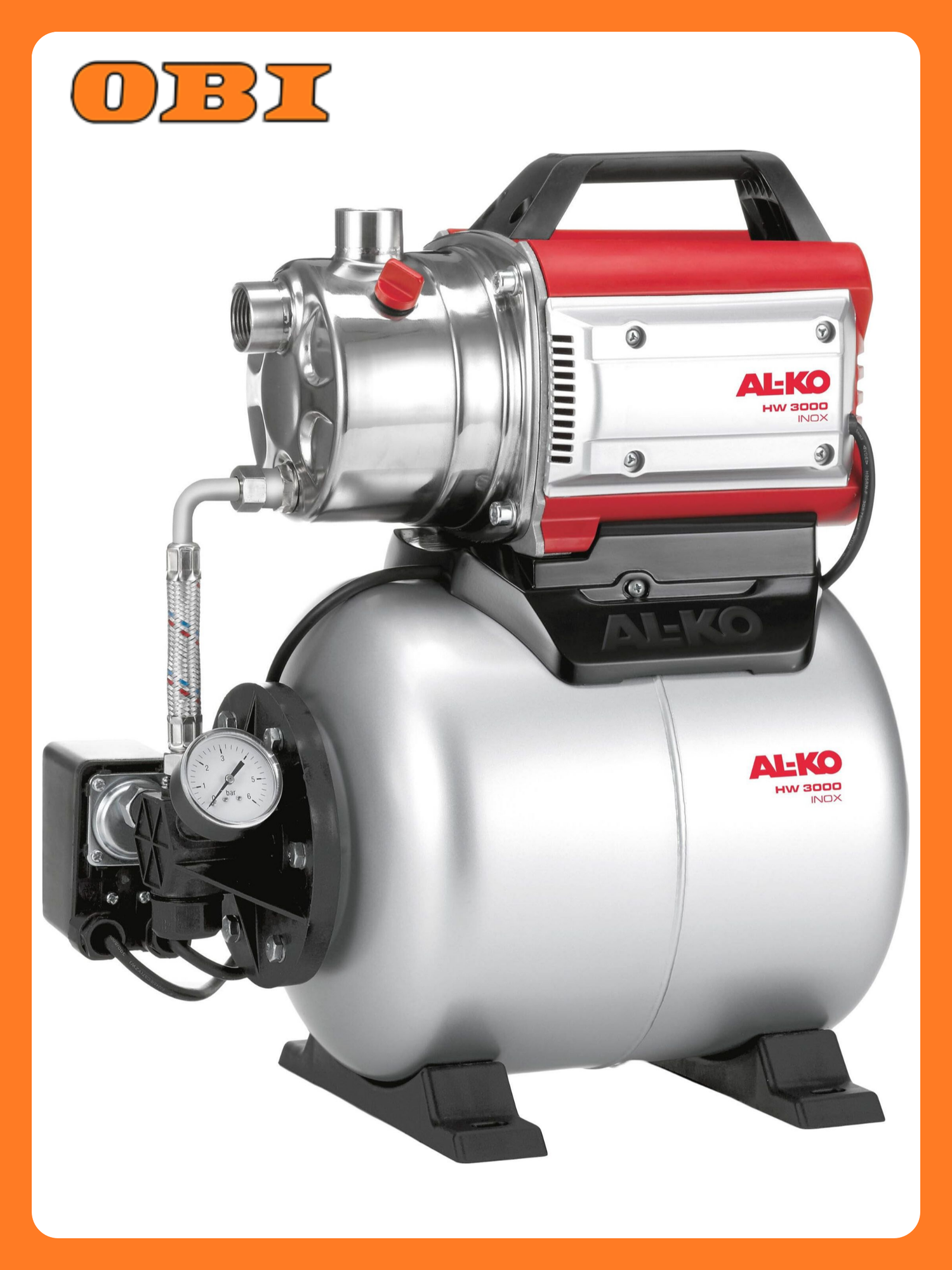 Насосная станция колодезная AL-KO Classic HW 3000 Inox