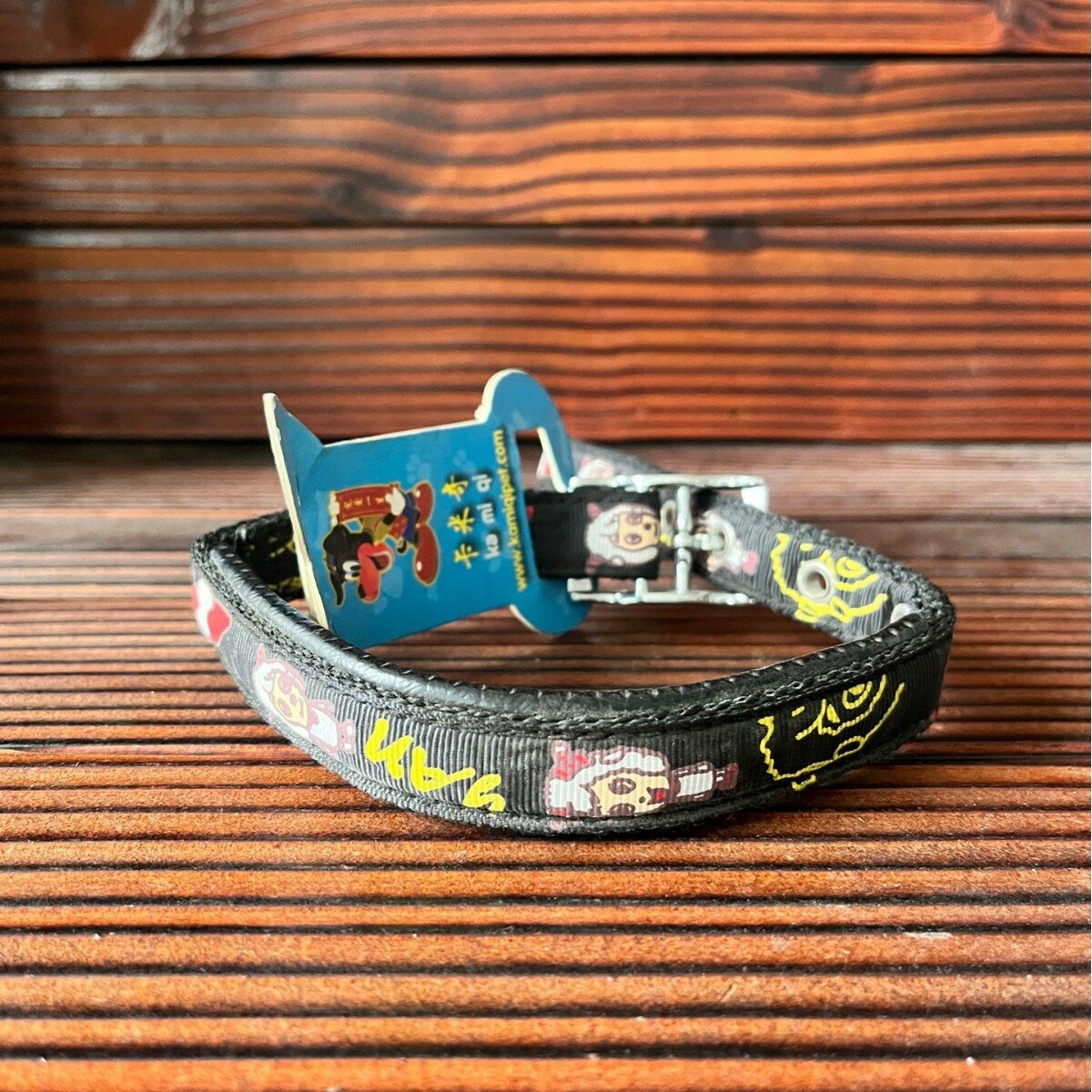 Камики с ошейником на шею Кружевной ремешок на шею «Маленький белый кролик» (пряжка), 2,0 см — кофе