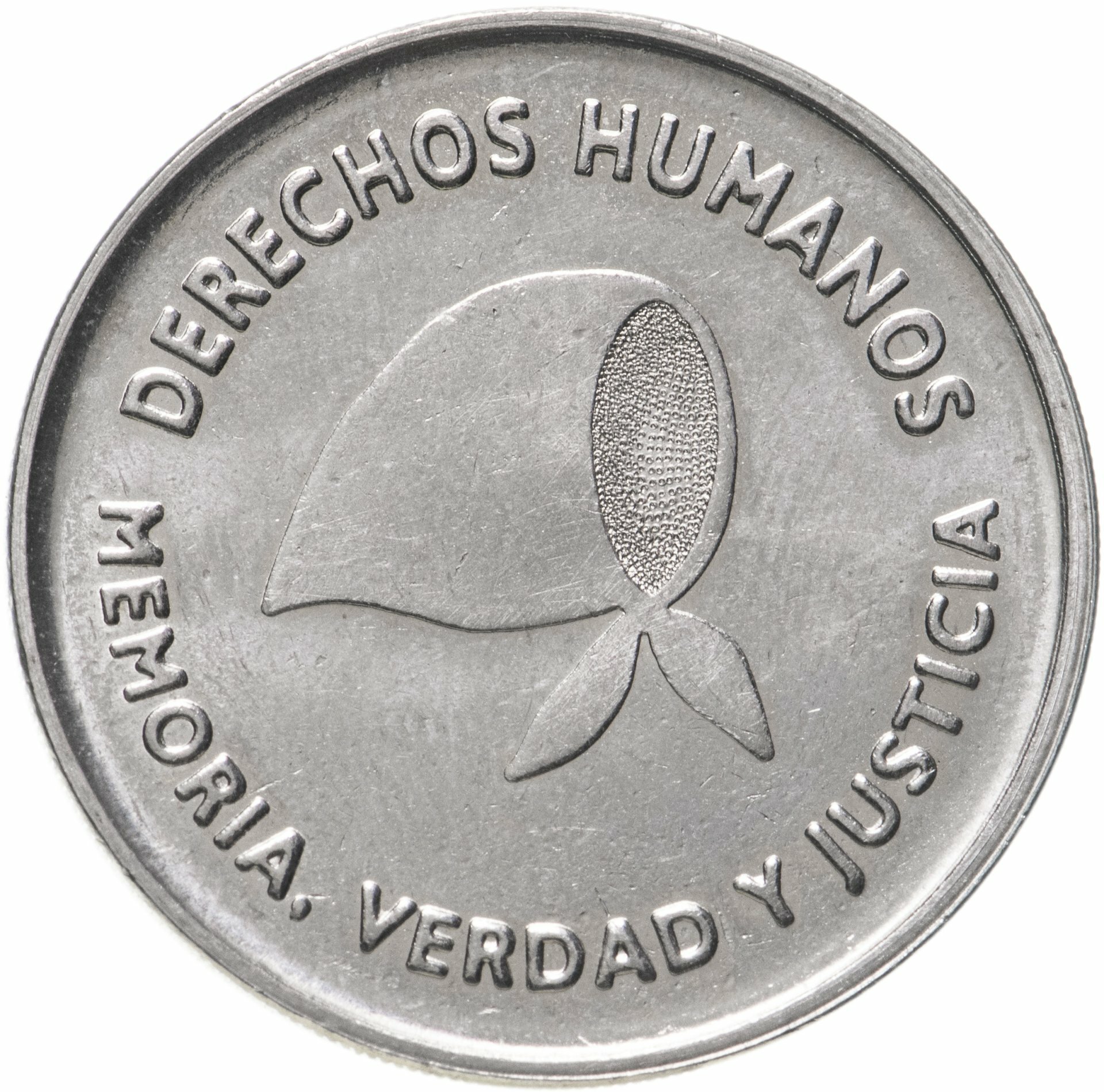 Аргентина 2 песо 2006 "Защита прав человека", Никель, в сохранности UNC