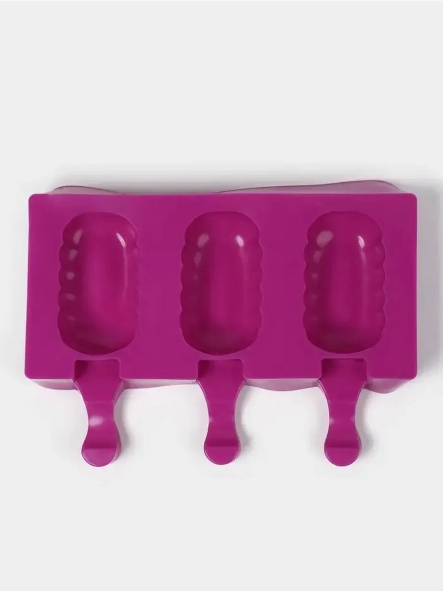 Гибкая силиконовая форма для домашнего мороженого