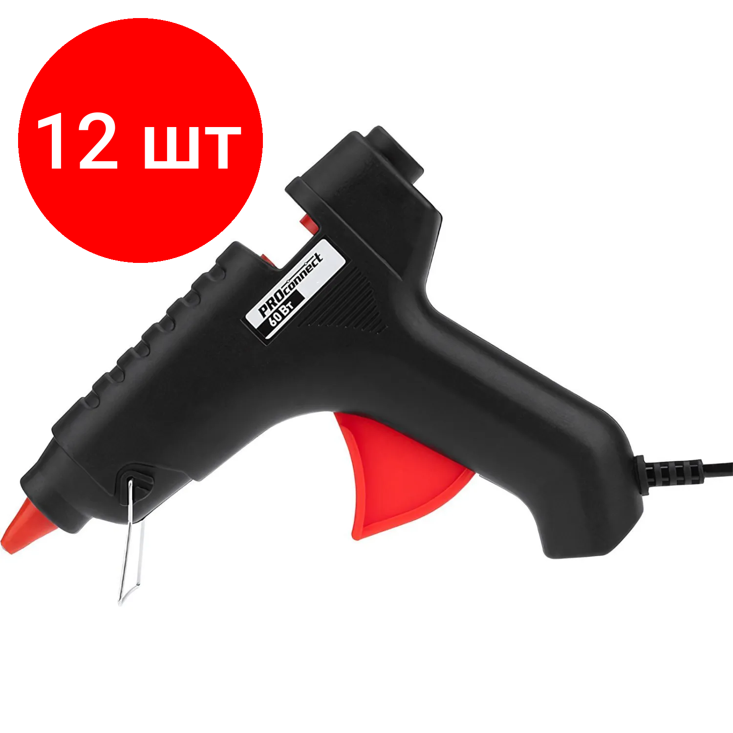 Комплект 12 штук, Пистолет клеевой ProConnect 60 Вт, 11 мм (12-0104)