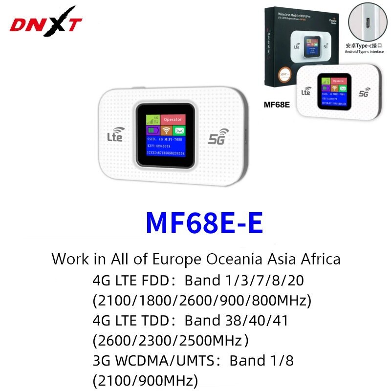 4G портативный маршрутизатор LTE 5G WIFI pocket wifi с цветным экраном 4G WiFi роутер Европа