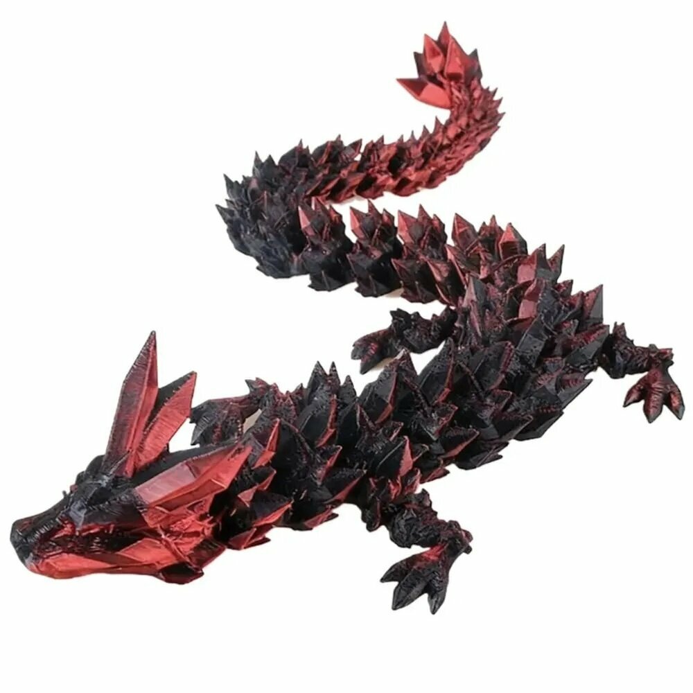 Дракон 3d подвижный,3d игрушки,3д игрушка подвижная, подарок для мальчиков и девочек