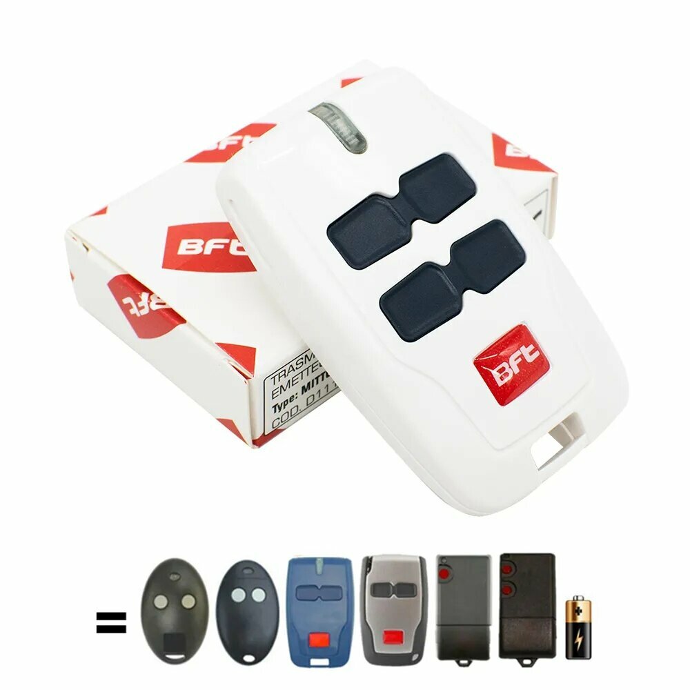 BFT Белый Пульт для автоматики ворот и шлагбаумов BFT Mitto 4/ брелок Бфт