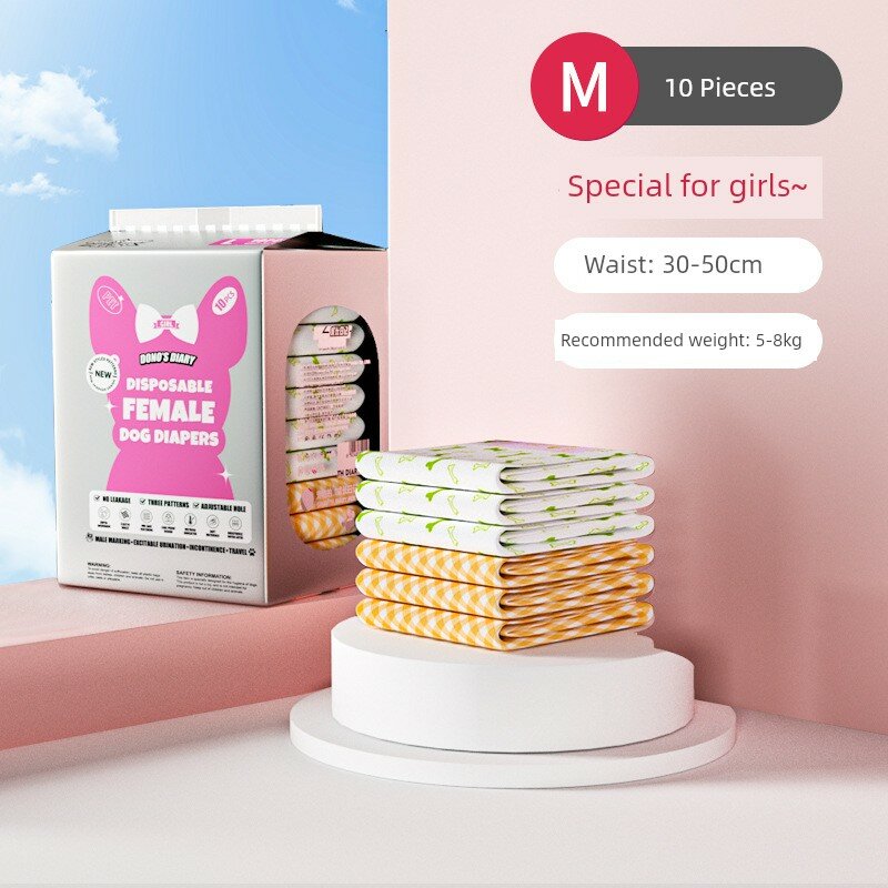 Трусики-подгузники для собак Diary of Growth, физиологические, для кобелей, менструальные, гигиенические прокладки