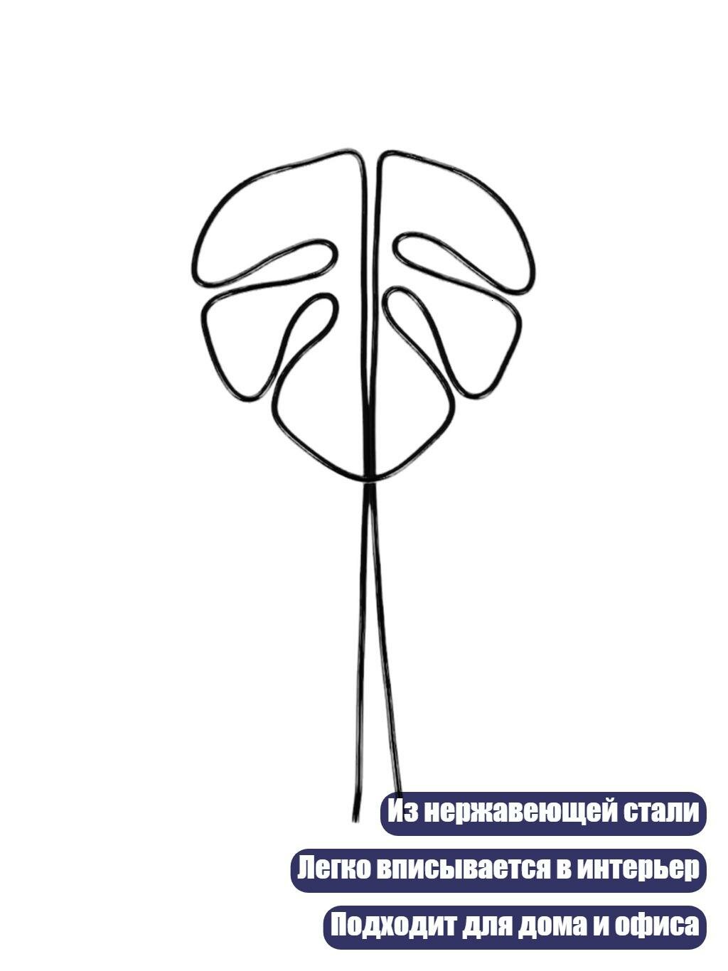 Решетка для растений из нержавеющей стали, Черный