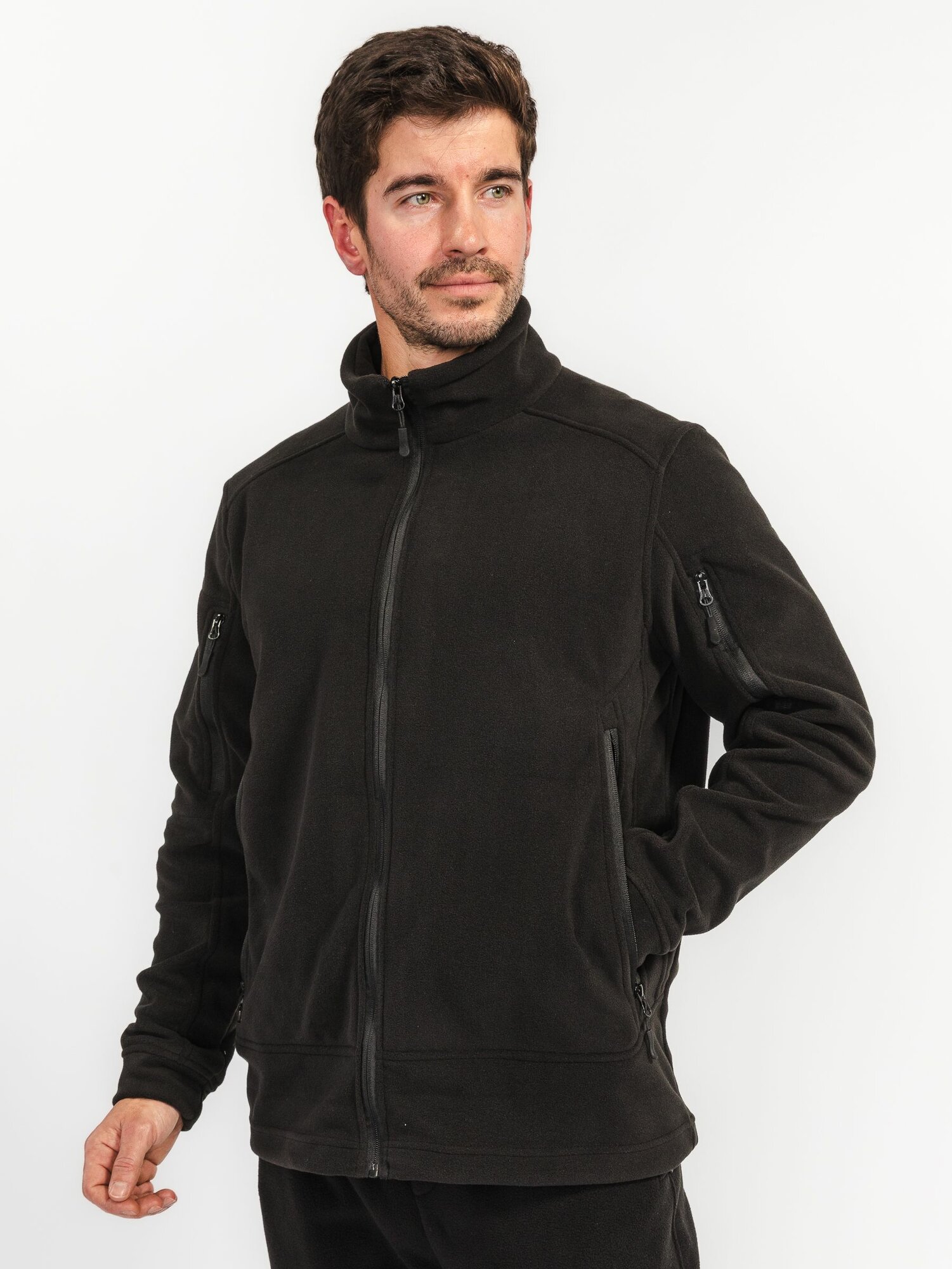 Толстовка тактическая флисовая кофта на молнии BMFK0003