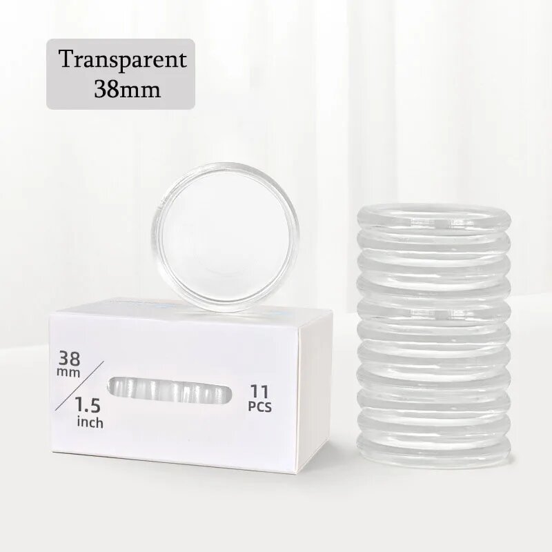 Комплект дисков для переплета LZN 11 шт. Transparent 38mm