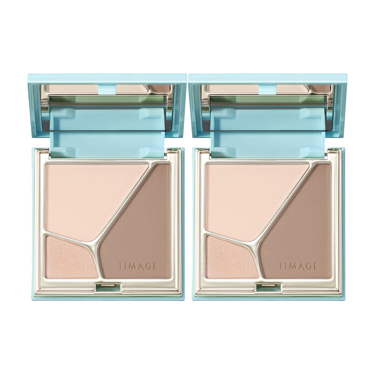 Плавающая сияющая пластина для теней и контуринга женская TIMAGE 1286253883, 17г, естественное сияние и коррекция тона кожи