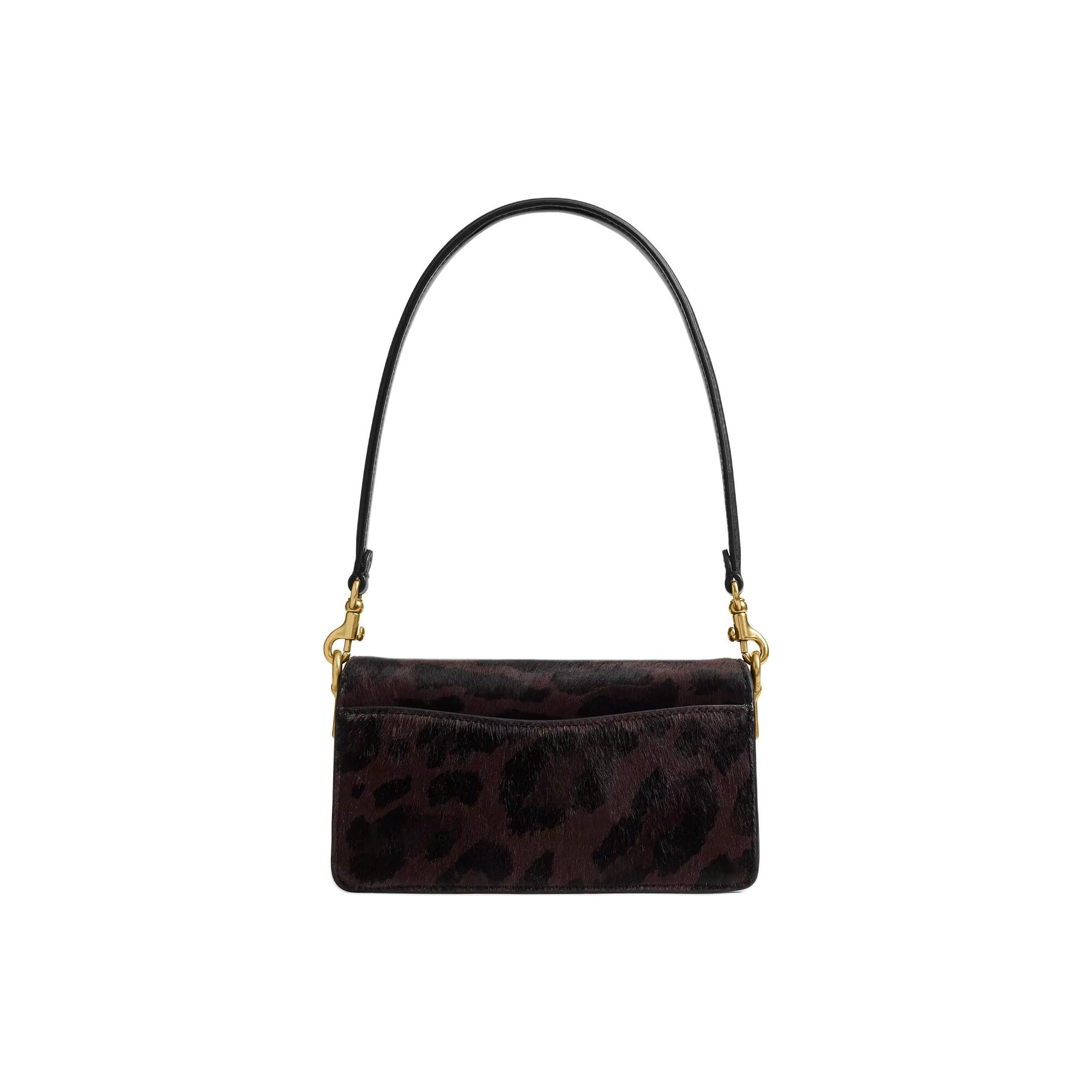 Сумка Coach, фактура матовая, черный — фото 1