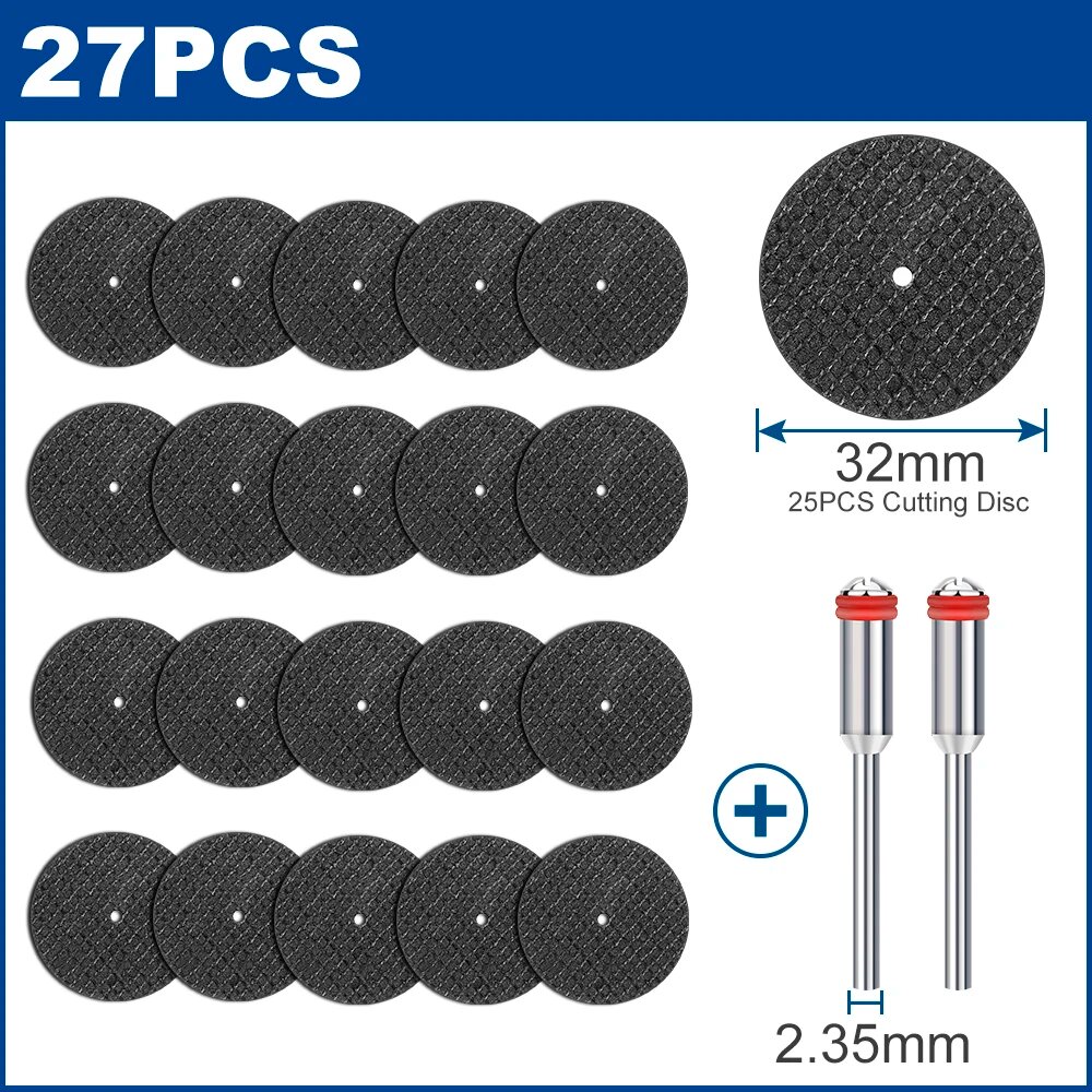 Набор отрезных дисков XCAN 32 мм для Dremel 27pcs 2.35mm
