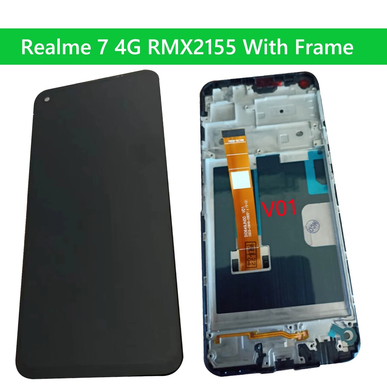 Новинка OEM для Oppo Realme 7 4G RMX2155 ЖК-дисплей Сенсорная панель дигитайзер для Oppo Realme 7 5G RMX2111 рамка дисплея Realme7 4G FRAME