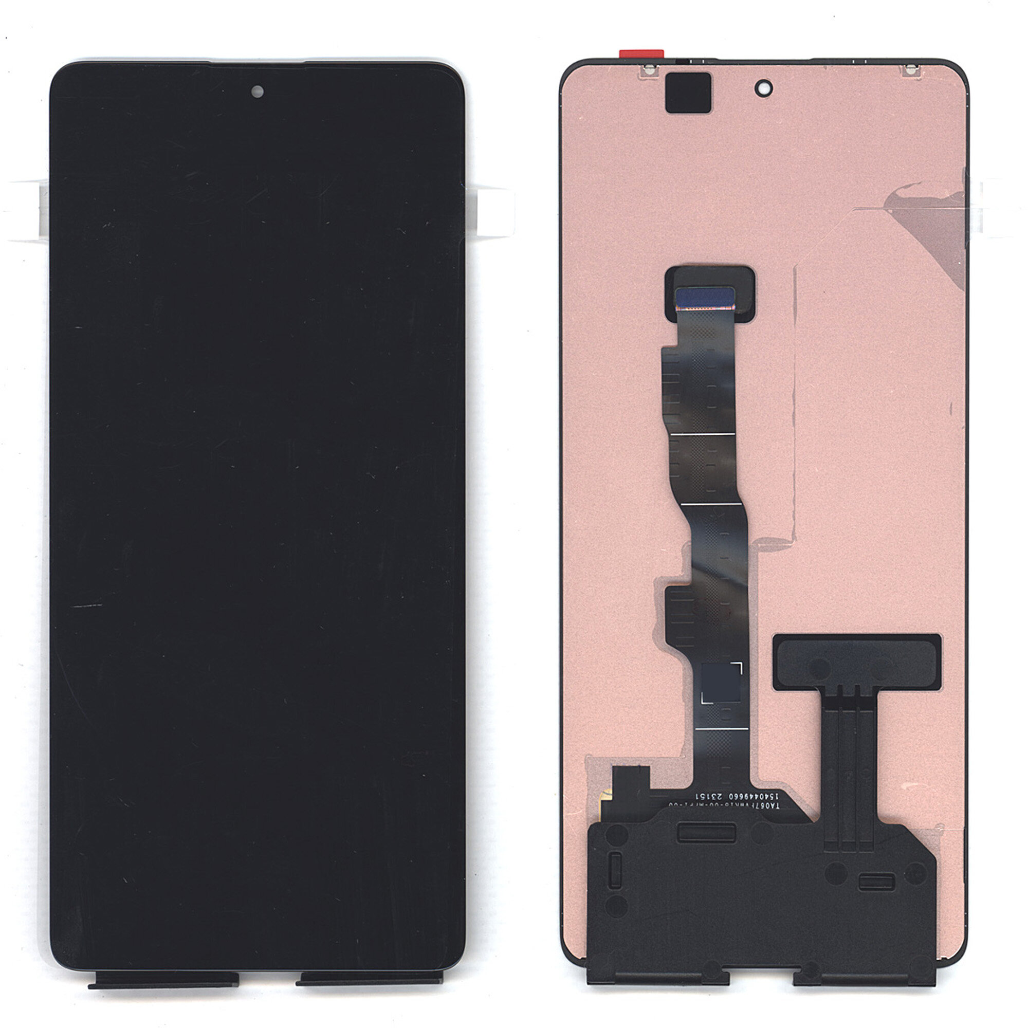 Дисплей (экран) в сборе с тачскрином для Xiaomi Poco F5 (OLED) черный / 1440x3200