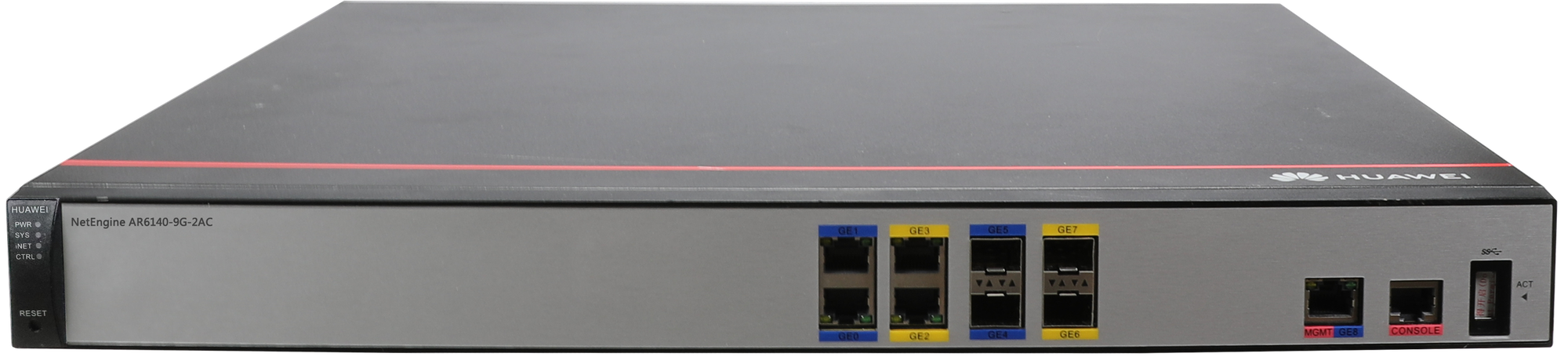 Маршрутизатор Huawei AR6140E-9G-2AC 9х10/100/1000Base-T 2х10/100/1000Base-T/ SFP 02353UYT