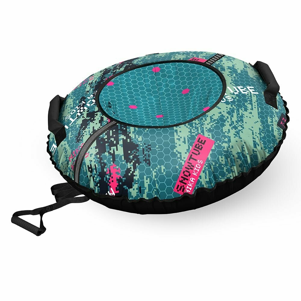 Тюбинг 110 см, принт: пиксельный