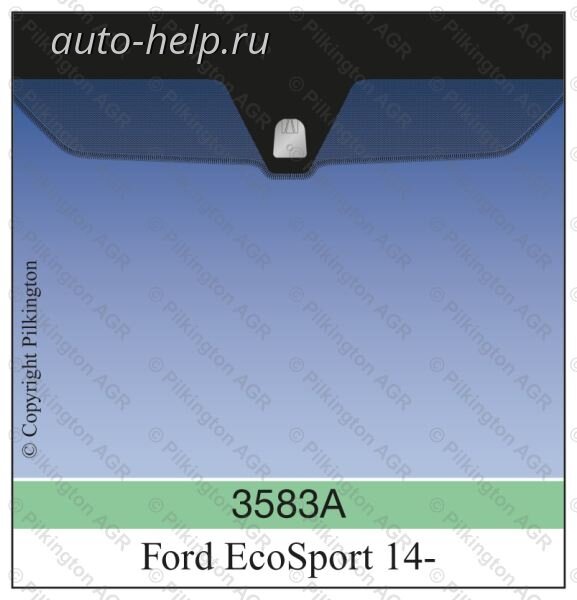 FYG FORD Лобовое VIN Молдинг