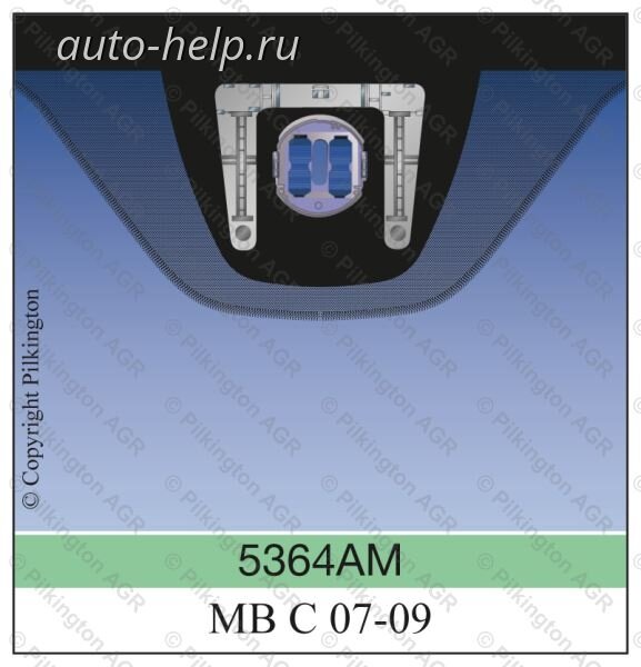 FYG MERCEDES Лобовое ДД VIN Молдинг solar