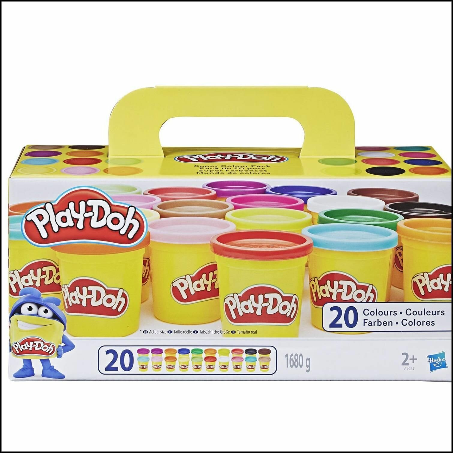 Пластилин Play-Doh 20цветов A7924EUC