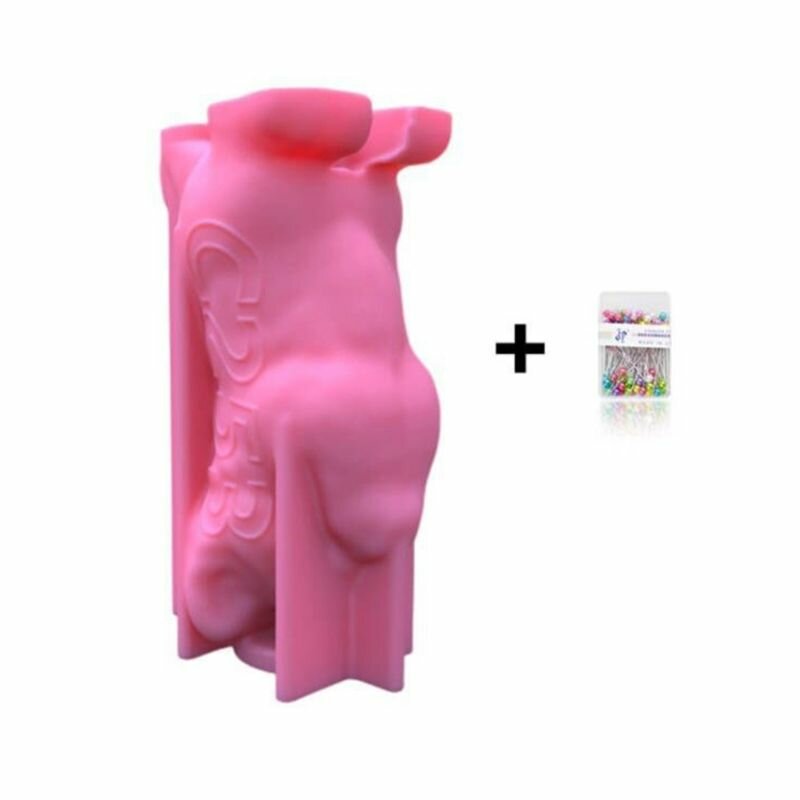 (1 шт.) Большой стоящий кот украшение силиконовая форма C253