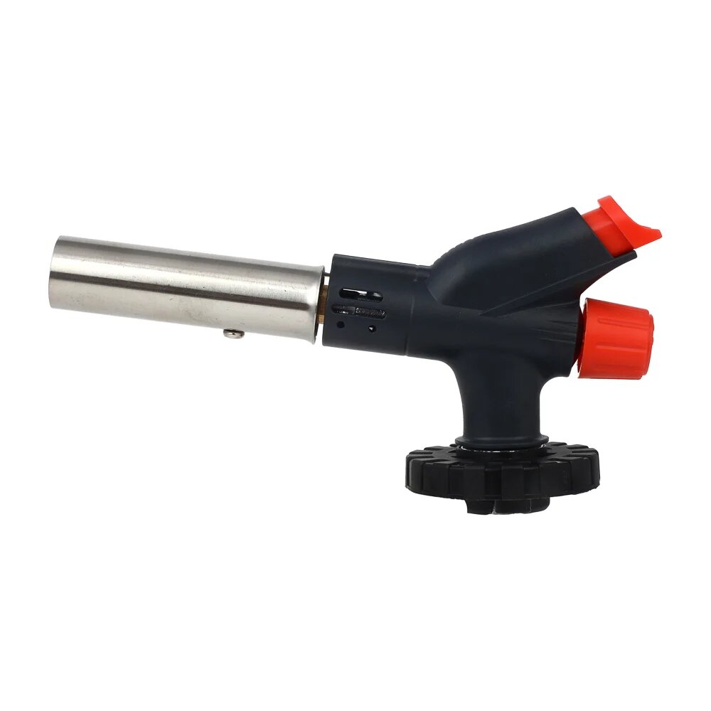 Ермак Горелка газ. с пьезорозжигом, цанговый захват, широкое cопло; 15,3х5х8,5см 116-012