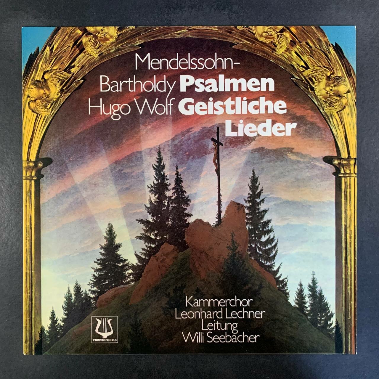 Mendelssohn-Bartholdy, Hugo Wolf, Kammerchor Leonhard Lechner - Psalmen, Geistliche Lieder (Виниловая пластинка)
