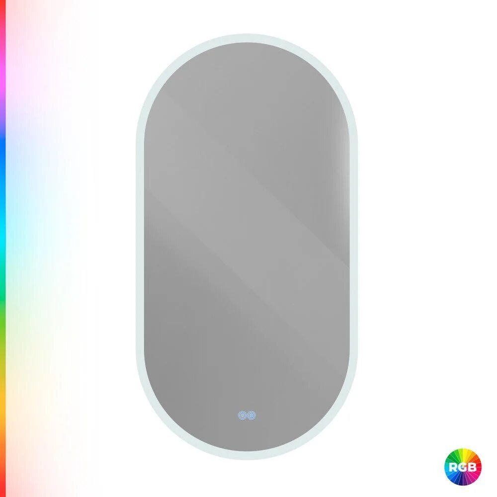 Зеркало c RGB подсветкой (55х105) Cezares CZR-SPC-ELS-550-1050-RGB-TCH