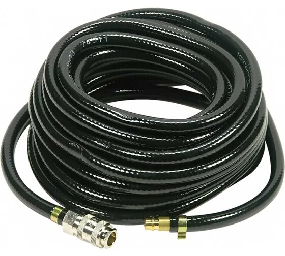 Шланг с фитингами рапид, маслостойкая термопластичная резина, 15 бар, 10x15 мм, 20 м FUBAG 170221