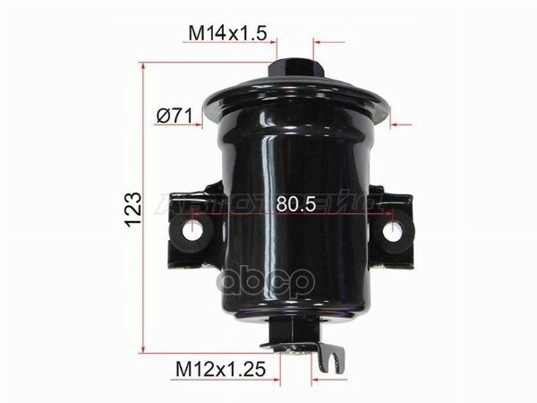 Фильтр топливный Toyota Corolla (E90, E100, E110) 87-02 / Carina 88-92 Sat арт. ST-23300-19295 - высокое качество товара по