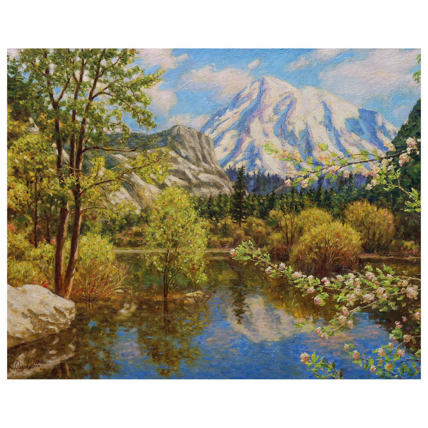 Картина по номерам Остров сокровищ 40х50 см, Дыхание весны, подрамник, акрил, кисти (662888)