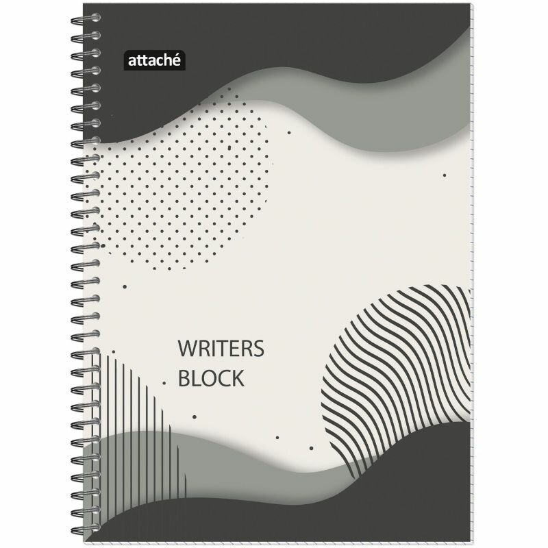 Бизнес-тетрадь Attache "Граффити", А4, 80 листов, облицовочный картон