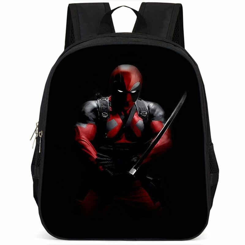 Прочный рюкзак Дэдпул 15 дюймов для школьников из оксфордской ткани, стиль T