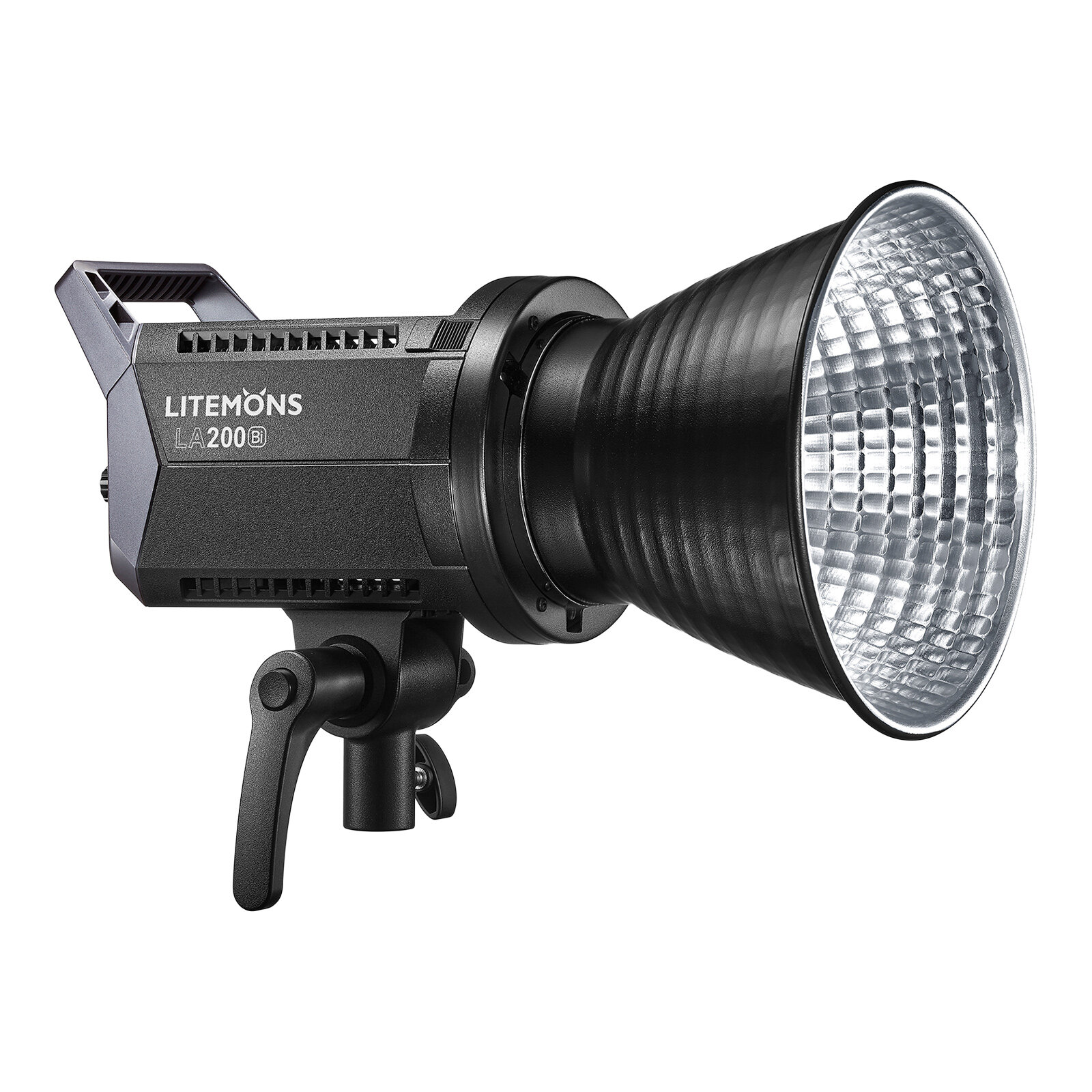 Godox Litemons LA200Bi Студийная LED Видеосвет 230W Фотосвет Лампа 2800K-6500K Двухцветовая Температура 11 Эффектов Освещения CRI96+ TLCI97+ Монтаж Bowens Удаленный Управление через APP для Домашней Студии Vlog Live Streaming Портрет Продукт свадебная