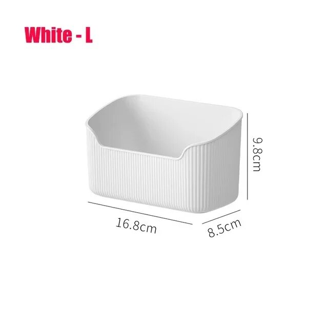 Белый пластиковый органайзер MOONBIFFY White L