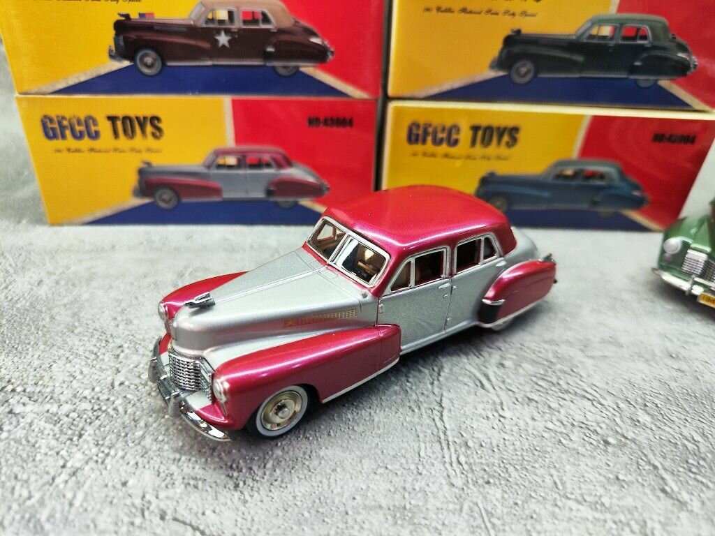 GFCC Масштаб 1:43 1941 Cadillac Fleetwood Series General Patton Классическая литая модель автомобиля