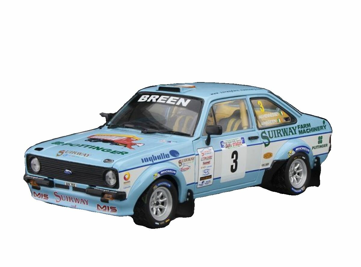 Модель автомобиля Sun Star в масштабе 1:18: Ford Escort RS1800 Rally Champion Model 4859R
