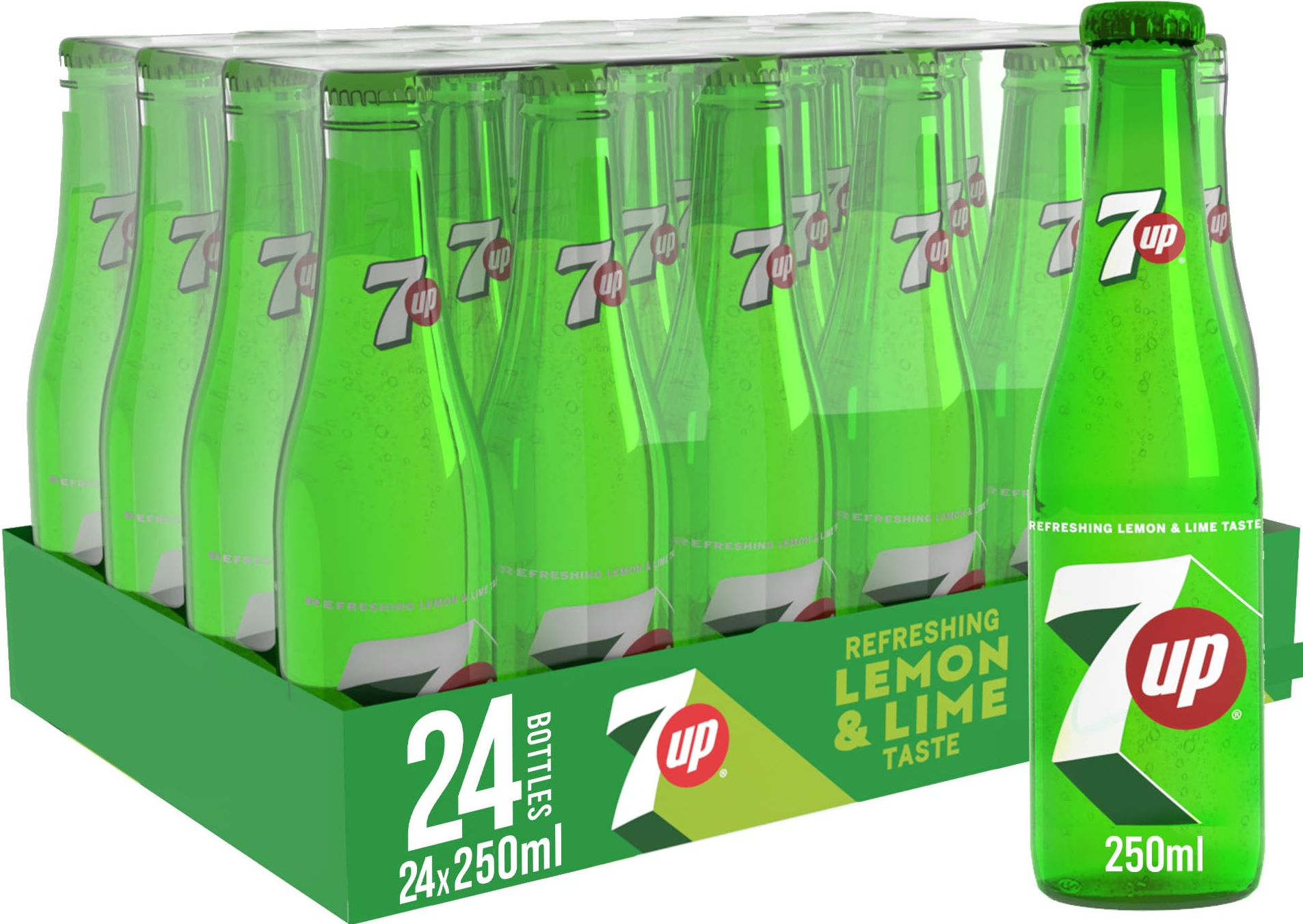 7Up 0,25л.*24шт. Стекло Иордания Севен Ап Напиток газированный Производство - Иордания