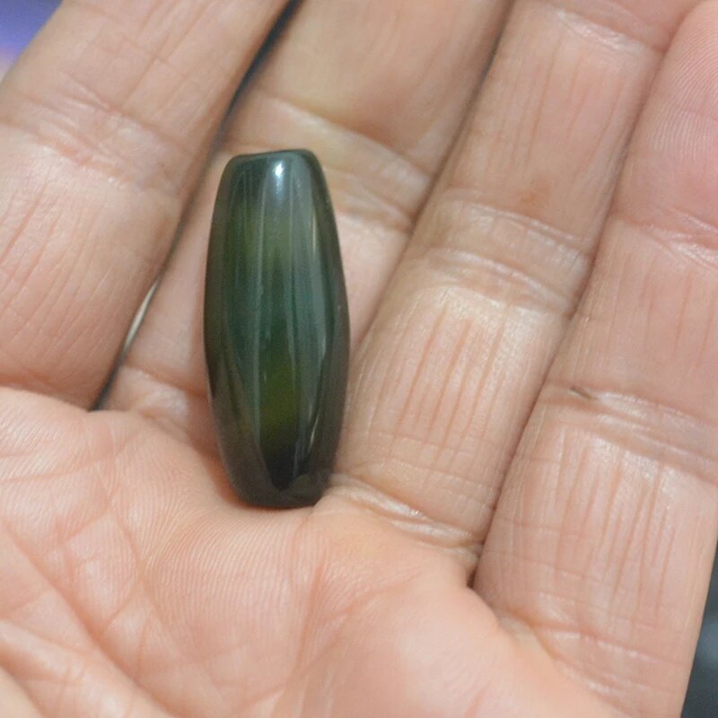 Натуральные бусины дзи глаза овальные 004