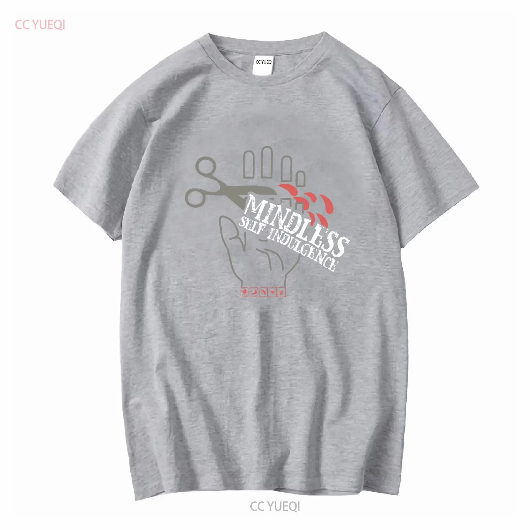Футболка Mindless Self Indulgence серая, 5XL