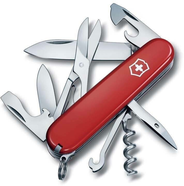 Нож Victorinox Climber, 91 мм, 14 функций, красный