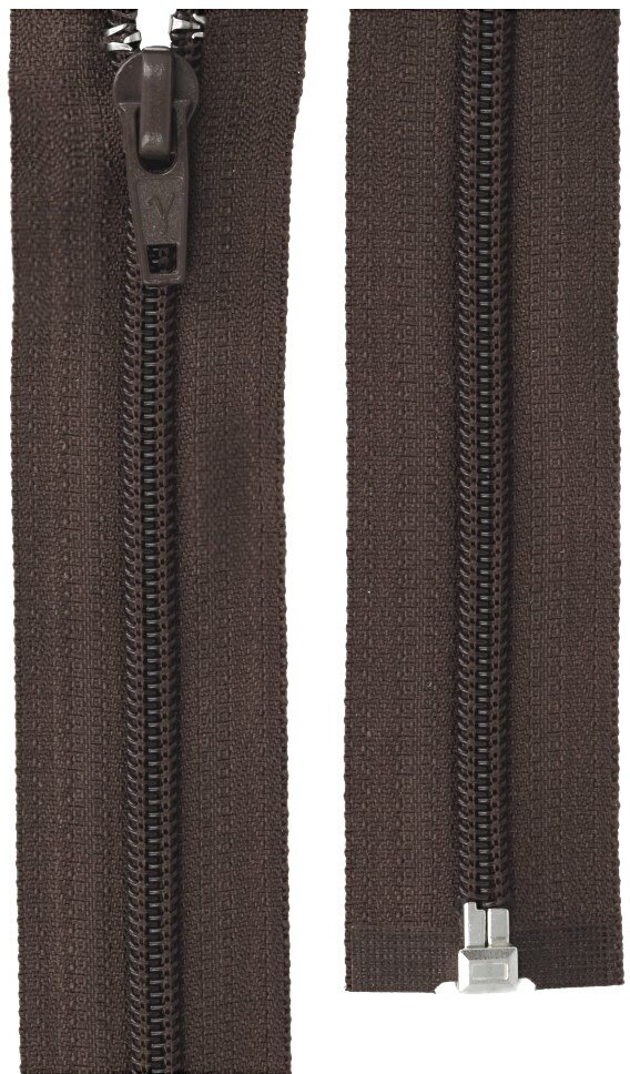 Молния Спираль "GAMMA" G105 40 см тип 5 разъёмная однозамковая №294 шоколадный