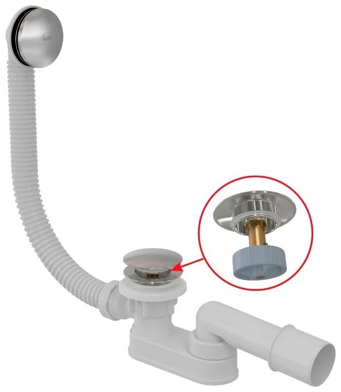 Слив-перелив AlcaPlast A507CKM