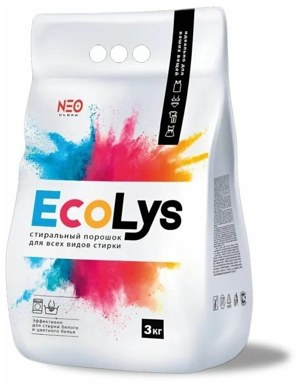 NEO CLEAN Стиральный порошок "EcoLys", 3000 гр