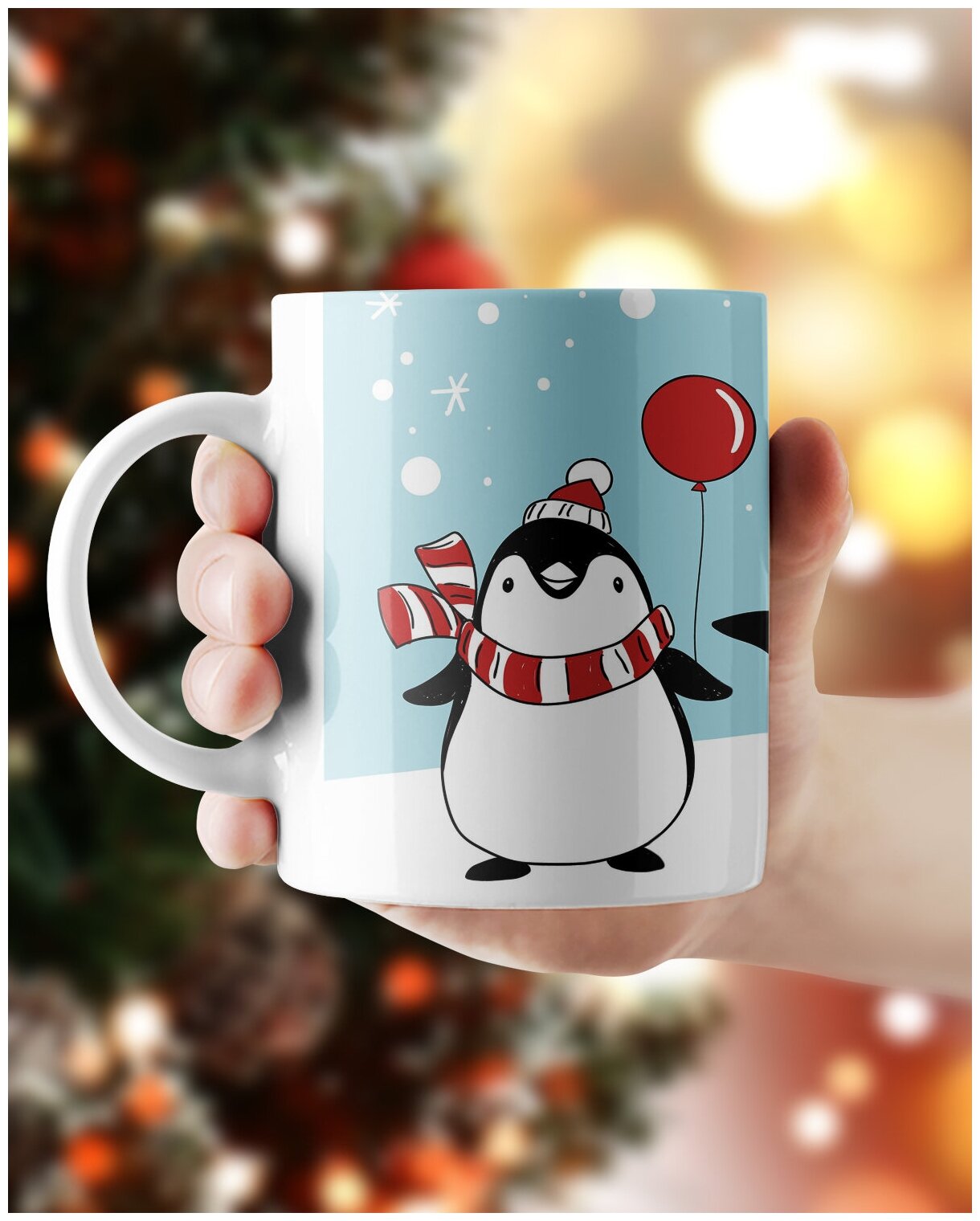 Кружка Новогодние пингвины.