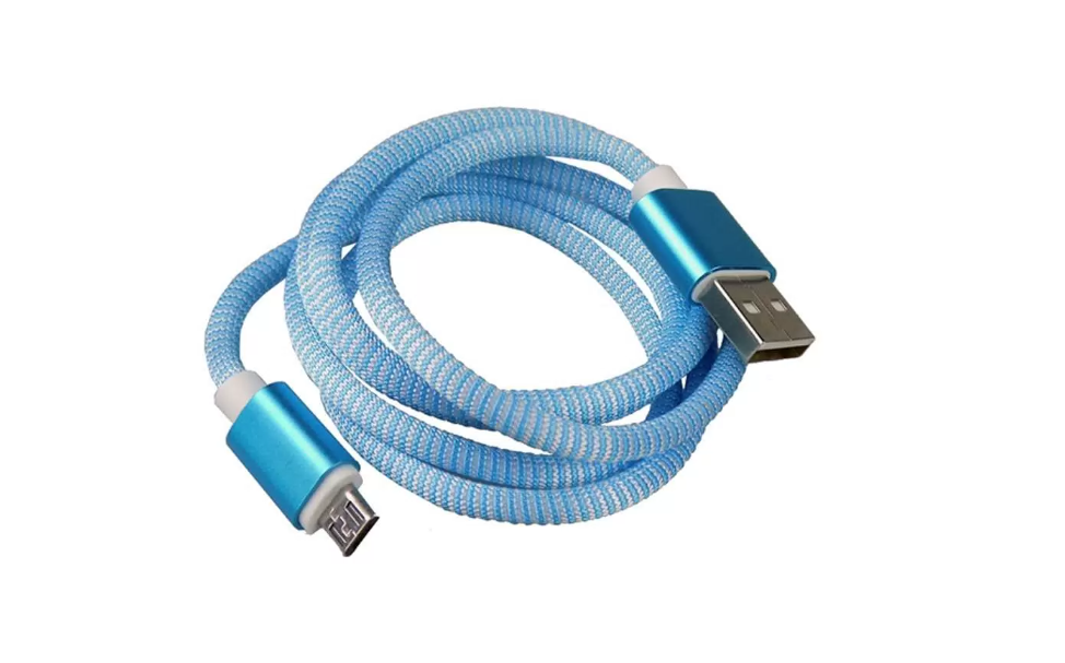 Зарядный Кабель CADENA micro USB - USB 2.0, 1 метр передача данных — фото 1