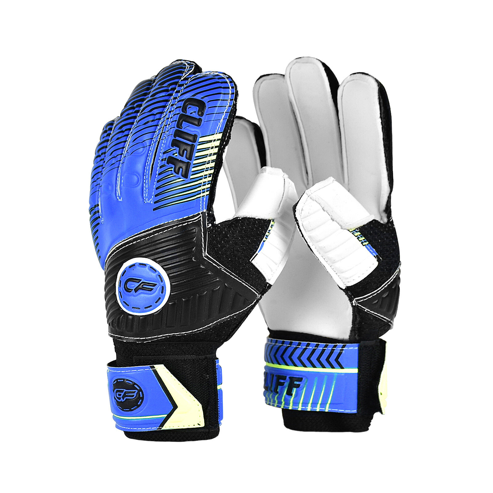 Перчатки вратарские, тренировочные CLIFF СS-21026, синие, р.6