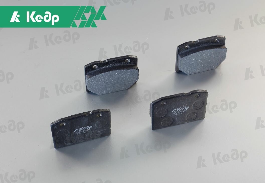 Колодки тормозные передние для а/м Лада (LADA) ВАЗ 2101-2107 классика, комплект 4 шт. арт. KDT21505