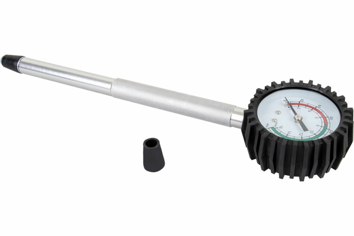 Компрессометр для ВАЗ 2110-2112 (16 кл. дв) прижимной, удлиненный 16 Атм. арт KT831011