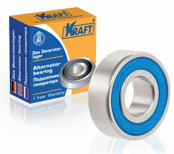 Подшипник генератора (малый) для ВАЗ 2101-2107 Классика, 2121 Нива, Niva арт KT100515