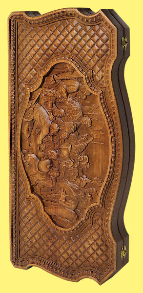 Нарды Казаки (филигранные, массив бука)